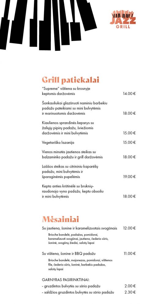 Meniu - Jazz Pizza